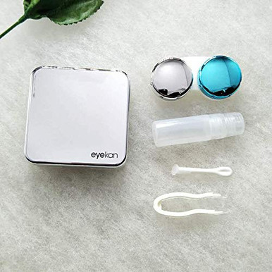 Luxury Contact Lens Mate Box Lenses Container Kit Set Portable Contacts ...