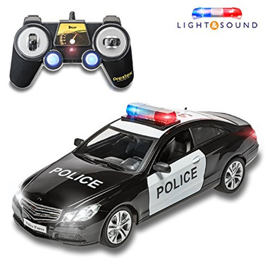 Prextex RC Police Car Remote Control Police Car RC Toys Radio Control ...
