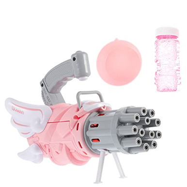 EXCEART Kid Bubble Maker Bubble Machine Pink Bubble Blower Auto Bubble ...