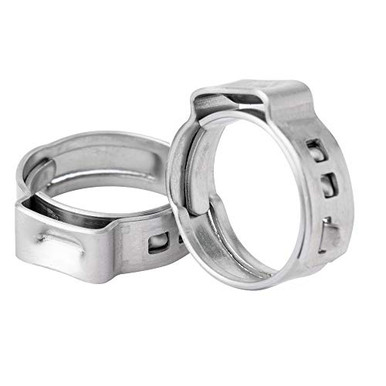 ISPINNER 50pcs 1/2 Inch Stainless Steel PEX Cinch Clamps, Crimp Rings ...