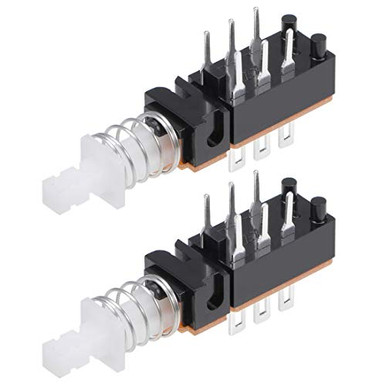 uxcell Push Button Switch DPDT 6 Pin 1 Position Self-Locking 2pcs ...