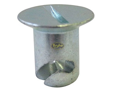 Quarter Turn Button Flush Head Steel 7/16" -Button Length- .500"- -5 ...