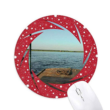 Sea Level Wheel Mouse Pad Round Red Rubber - Warehousesoverstock
