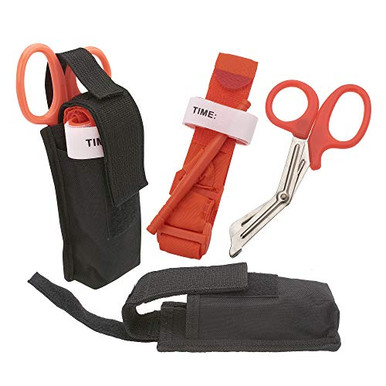 ASA Techmed One Hand Tourniquet plus Trauma Shears plus Molle Pouch ...
