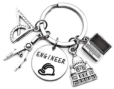 Engineer Keychain Architectural Engineer Design Engineering Graduation ...