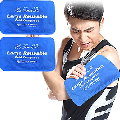 Reusable Gel Ice Pack,Hot Cold Pack for Muscle and Joint Pain,First Aid ...
