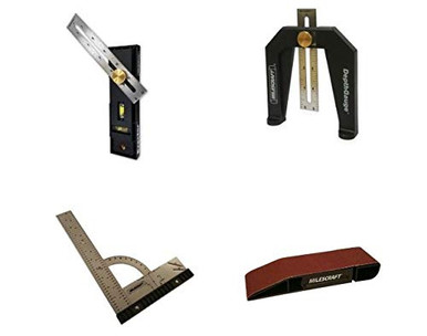 Milescraft Framing Square + Depth Gauge + Exactor + Sander Carpenters ...
