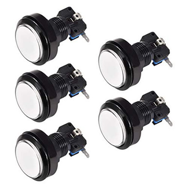 uxcell Game Push Button 46mm Round 12V LED Illuminated Push Button ...