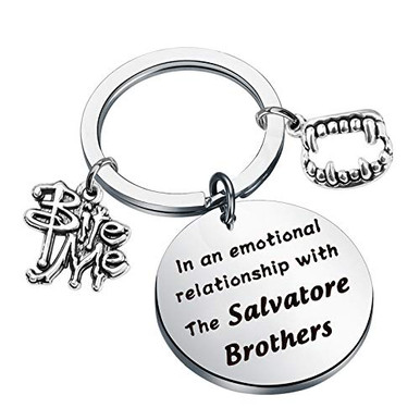 KEYCHIN American TV Show Inspired Jewelry Damon/Stefan Fans Gift in an ...