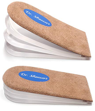 Dr. Shoesert's Adjustable Orthopedic Heel Lift Inserts, Height Increase ...