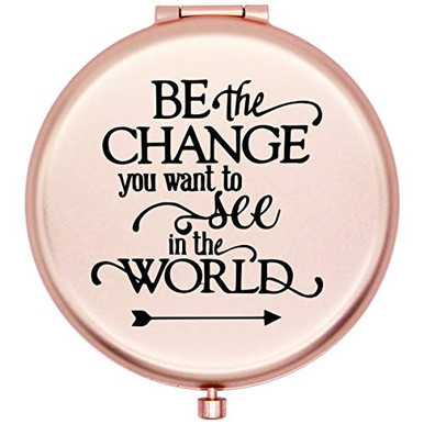 Onederful Inspirational Quotes and Saying Travel Compact Pocket Mirror ...