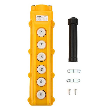 Crane Hoist Control - Crane Chain Hoist 6-Channel Push Button Switch Lifting Pendant Rainproof ...