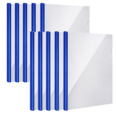 Muka 10 PCS Clear Plastic Resume Binder Portfolio Binder Report Covers ...