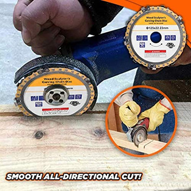 Xdodnev Carving Chain Disc, Grinder Wood Carving Chain Saw disc 5 ...