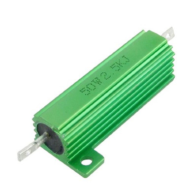 IIVVERR Green Aluminum Case Wire Wound 50W 5 percent 2.5K Ohm ...