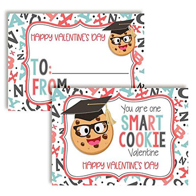You're One Smart Cookie Chocolate Chip Cookie Themed Valentine's Day ...