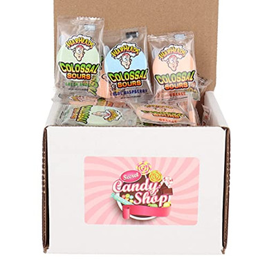 Warheads Colossal Sours Candy in Box, 50 pieces -Individually Wrapped ...