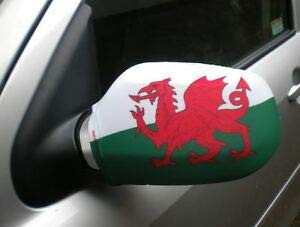 AZ FLAG Wales Car Mirror Flag 6'' x 4'' - Welsh Car Mirror Flags - 2 ...