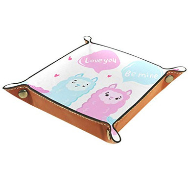 Cute Llamas Cube Storage Box,Keys, Watch? Nightstand Organizer, Desk ...