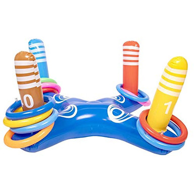 Inflatable Pool Ring Toss Games Pool Game Toys, Summer Multi-Person ...