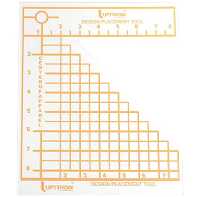 UPTTHOW T-Shirt Ruler Guide Alignment Tool to Center Designs Acrylic ...