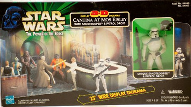 Star Wars: Power of the Force Cantina 3-D Display Diorama with ...