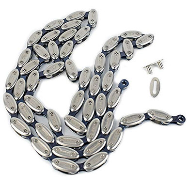 Bike Olive Chain, Mountain Bike Road Bicycle Chain with Magic Button ...