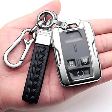 for Chevrolet Key Fob Cover, Key Case Chevrolet Chevy Silverado 1500 ...