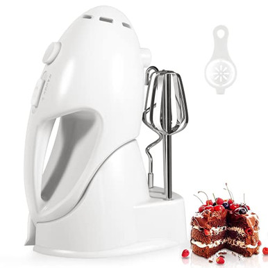 Hand Mixer Electric, 5 Speed Handheld Mixer with 4 Stainless Steel ...