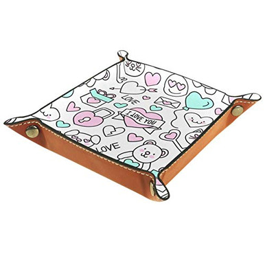 Cute Bears and Gifts Cube Storage Box,Keys, Watch? Nightstand Organizer ...