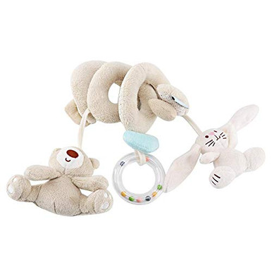 Spiral Wrap Around Toy, Plush Soft Toys, Attractive for Car Seat Kids ...