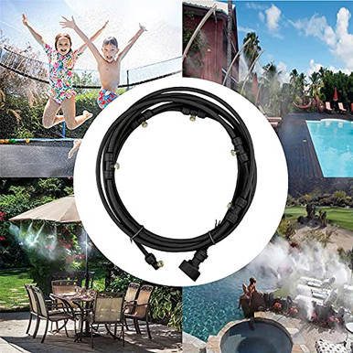 20 FT-6M- Misting Line Outdoor Mister System for Outside Patio Water ...