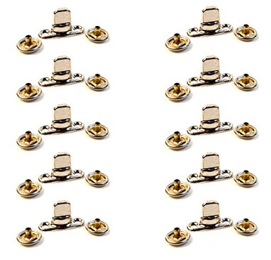 Turn Button Twist Lock Fastener, DOT Brand, Regular Height w/Snap Caps ...