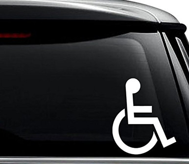 Handicap Wheelchair Symbol Decal Sticker For Use On Laptop, Helmet, Car ...