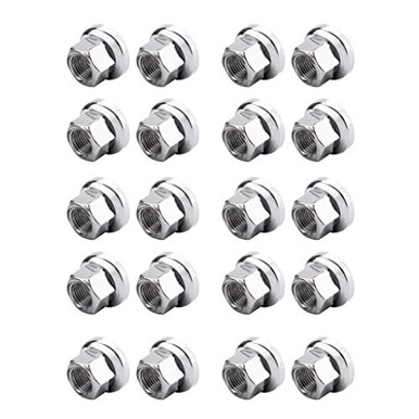 LEIPUPA 20pcs Hub Screw Bike Axle Screw MTB Flange Nut M10 Track Wheel ...