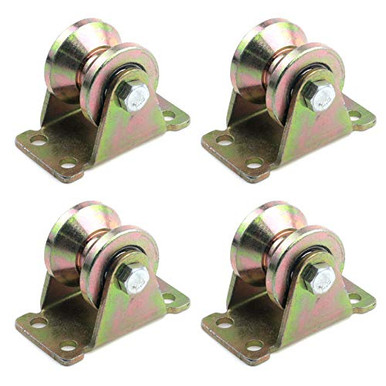 Semetall Groove Wheel 4 Pcs 1.18" V-Type Heavy Duty Groove Wheel with ...