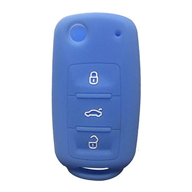LOOIUEX Silicone Key Cover Silicone Car Key Cover Cap for Vw Golf 7 ...