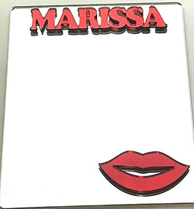 Lips Kissing Kiss Locker Mirror Personalized Back to School Magnetic ...