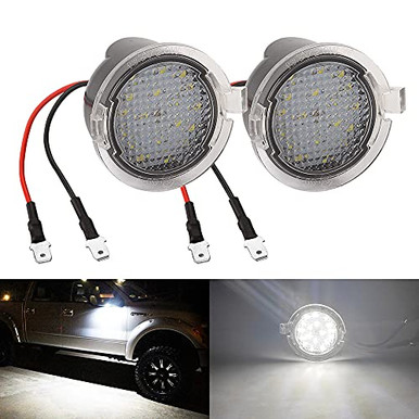 Maimiao LED Rearview Mirror Puddle Light Compatible with Ford Edge ...