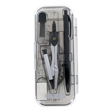 9 Piece Math Tool Sets, Rulers, Protractor, Mechanical Pencil Compass ...