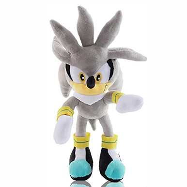 Gray Sonic Plush Toys 11 Inch Tall Sonic The Hedgehog Plush Figure ...