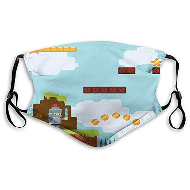 Video Games Arcade World Kids 's Fun Theme Knight with Fireball Bonus ...