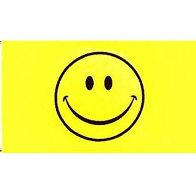 USA Premium Store SMILEY FACE Flag 3x5 ft Yard Garden Banner Yellow ...
