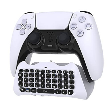 PS5 Controller Keyboard Keypad - Wireless Bluetooth Game Chatpad ...