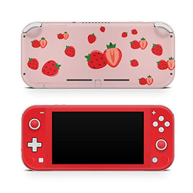 Tacky design strawberry skin for Nintendo switch lite, Red switch lite ...