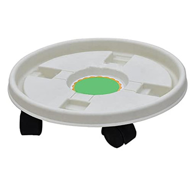 Round Flower Pot Mover Planter Dolly on Wheels Plant Caddy Movable ...