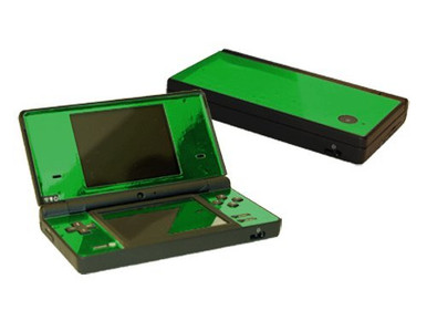 Green Chrome Mirror Vinyl Decal Faceplate Mod Skin Kit for Nintendo DSi ...