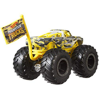 Hot Wheels Monster Trucks Pure Muscle Camo Crashers 4/5 with ...