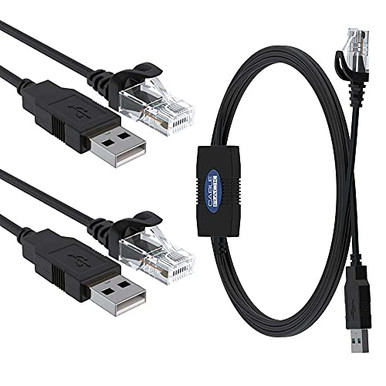 CableRack 6ft Cisco USB Console Cable with Prolific Chipset USB to RJ45 ...