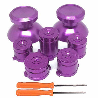 Metal Aluminum ABXY Guide Thumbsticks Bullet Buttons plus T6 T8 ...
